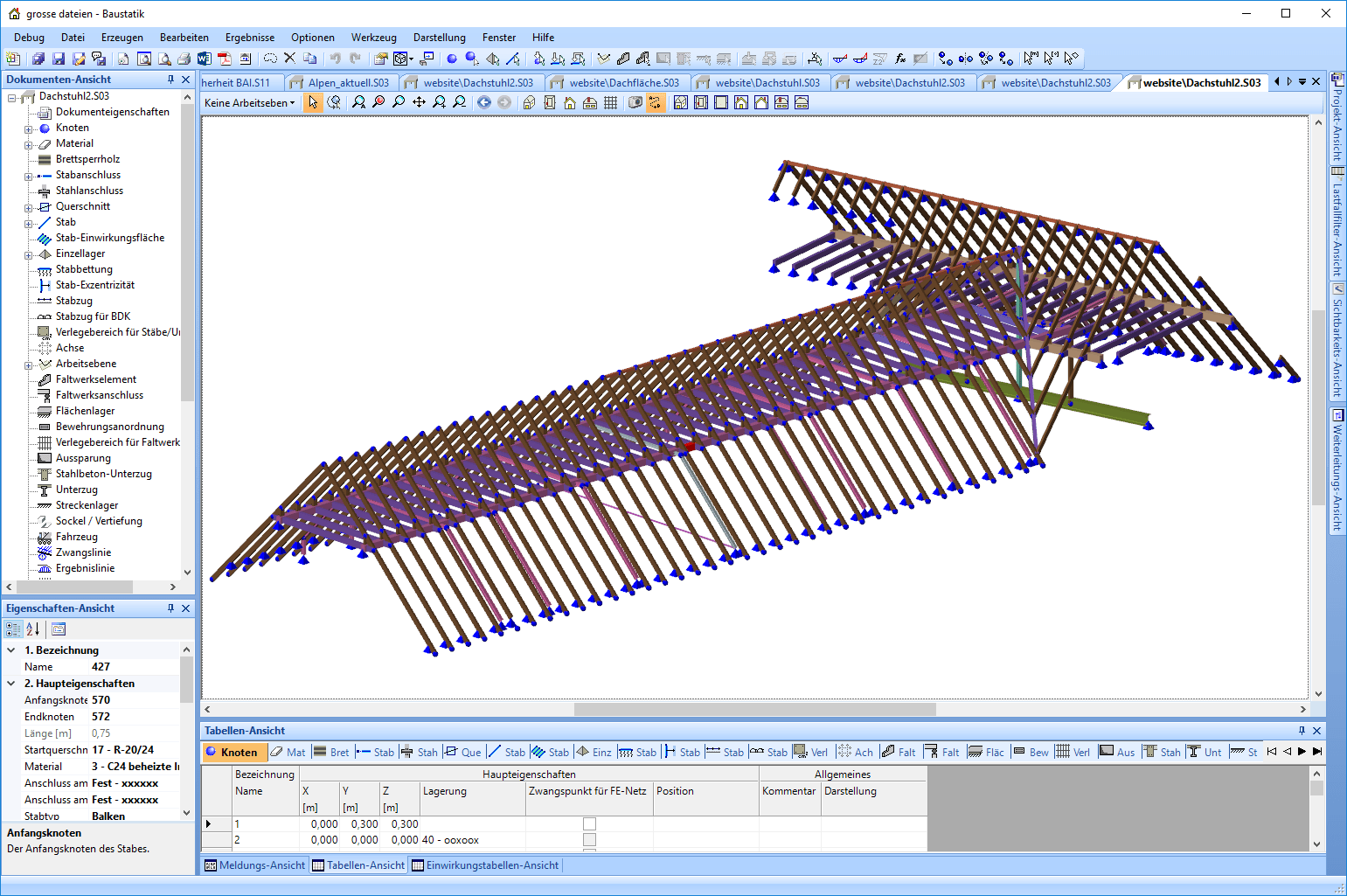 Statiksoftware für Holzbau - D.I.E. Statik Software