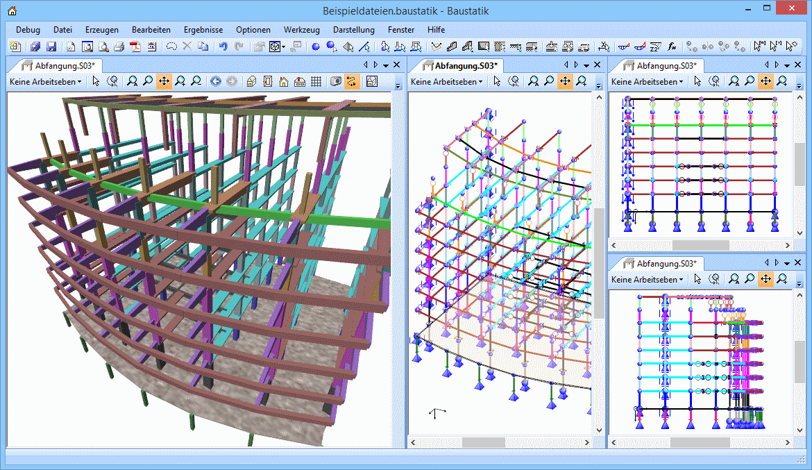 Software für Finite Elemente Berechnung - D.I.E. Statik Software
