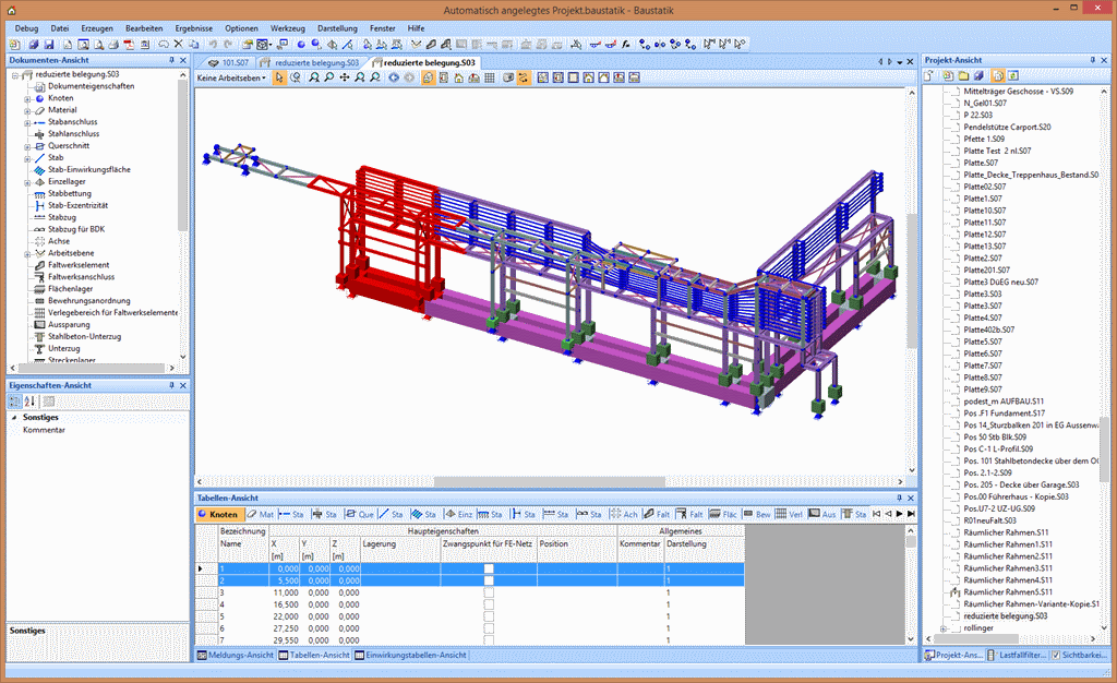 Faltwerk - D.I.E. Statik Software